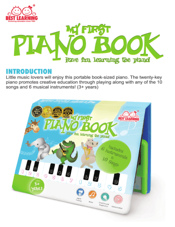 Best Learning My First Piano Book Manual | Manualzz