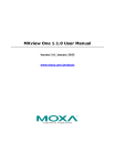 Moxa MXview One Series Manual | Manualzz