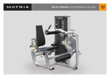 Matrix MD-S711 Versa Leg Extension Leg Curl 取扱説明書 | Manualzz