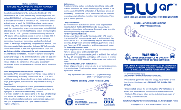 RGF BLU QR Owner's Manual | Manualzz