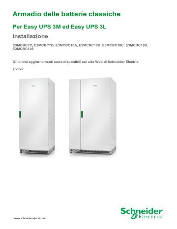 Schneider Electric Easy UPS 3M Armadio delle batterie classiche Guida ...