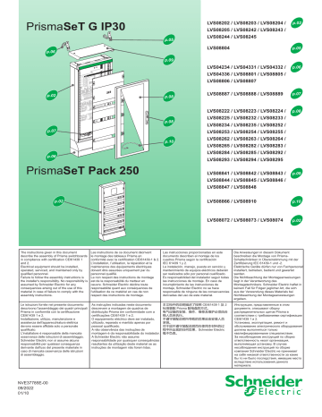Schneider Electric PrismaSeT G Manuale utente | Manualzz