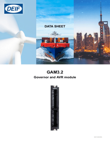 DEIF ML 300 GAM32 module Data Sheet | Manualzz