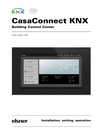 Elsner CasaConnect KNX Manual | Manualzz