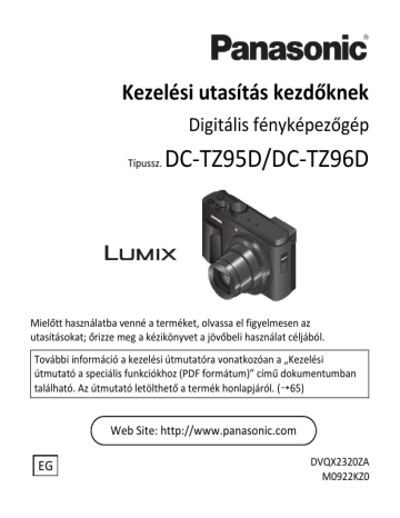 Panasonic DCTZ96DEG Navodila za uporabo | Manualzz