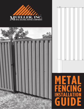 Mueller Metal Fencing Installation Manual | Manualzz
