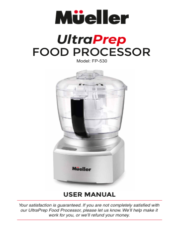 Mueller FP-530 UltraPrep Food Processor Instruction manual | Manualzz