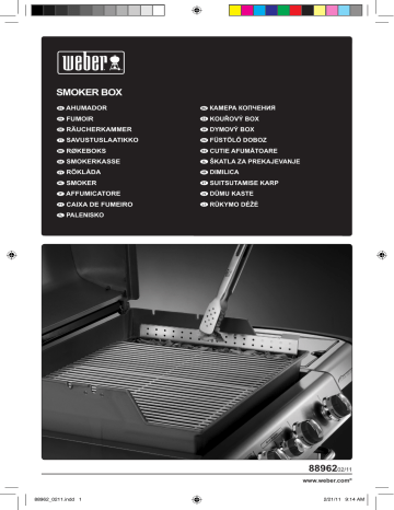 Weber 7563 Gas Grill Smoker Mode d'emploi | Manualzz