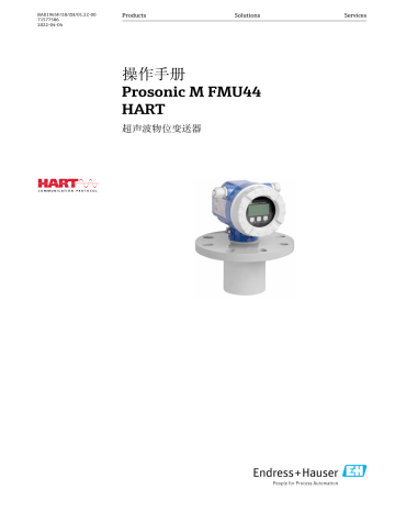 Endres+Hauser Prosonic M FMU44 HART 取扱説明書 | Manualzz