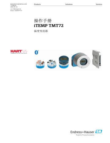 Endres+Hauser iTEMP TMT72 取扱説明書 | Manualzz