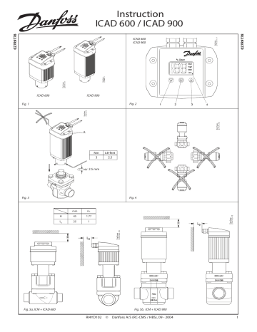 Danfoss Actuators ICAD - Steppermotor Installation Guide | Manualzz
