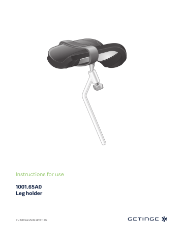 Getinge 100165A0 Goepel knee crutch Instructions for Use | Manualzz