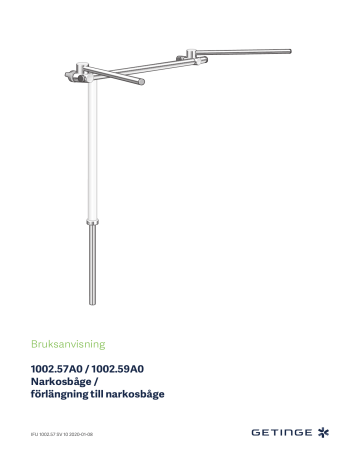Getinge 100257A0 Anesthesia Screen Standard Bruksanvisningar | Manualzz