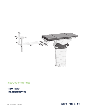 Getinge 118019A0 Extension device Instructions for Use | Manualzz