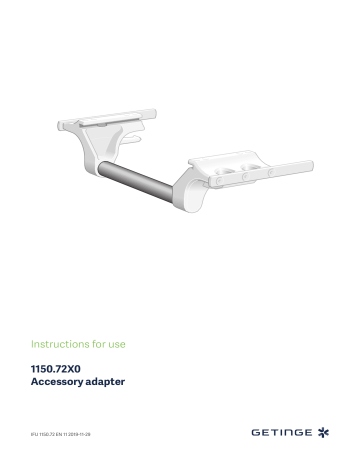 Getinge 115072F0 Accessory mount Instructions for Use | Manualzz