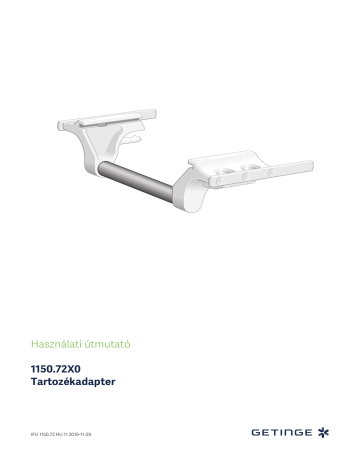 Getinge 115072F0 Accessory mount Instructions for Use | Manualzz