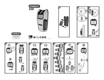 Stanley STHT77406 - Stud Sensor 200 Operating instructions | Manualzz