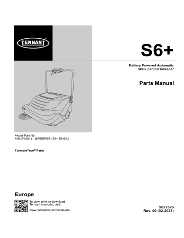 Tennant MSUT00814 Parts Manual | Manualzz