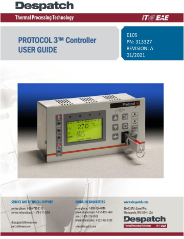 Despatch Protocol 3 Controller User Guide | Manualzz