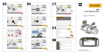 Fluke 831 Laser Shaft Alignment Tool User guide | Manualzz