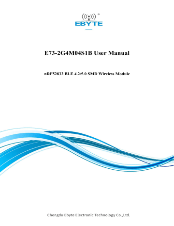 Ebyte E73-2G4M04S1B User Manual | Manualzz