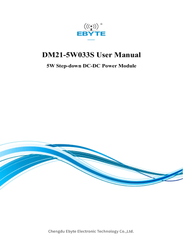 Ebyte DM21-5W033S User Manual | Manualzz