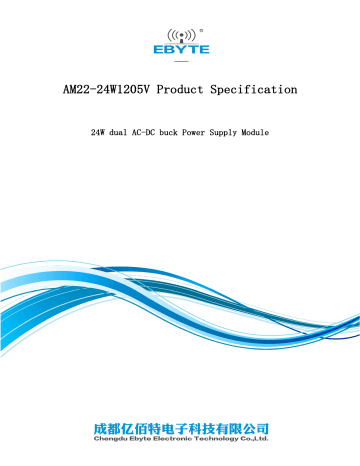 Ebyte AM22-24W1205V User Manual | Manualzz