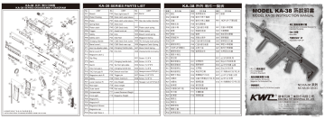 KWC K4A1 CQBR 6mm Airsoft Manual | Manualzz