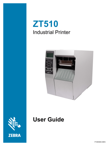 Zebra ZT510 User Guide | Manualzz