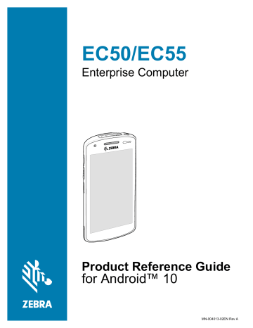 Zebra EC50/EC55 Product Reference Guide | Manualzz