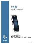 Zebra TC52 User Guide | Manualzz