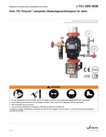 Victaulic FireLock™ European Alarm Check Valve Stations Series 751 ...