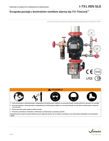 Victaulic FireLock™ European Alarm Check Valve Stations Series 751 ...