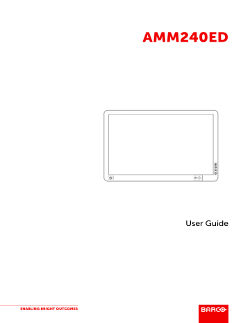 Barco AMM240ED User Guide | Manualzz