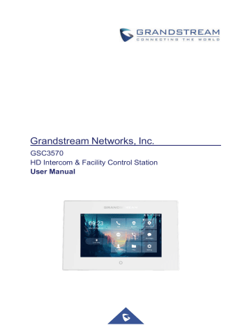 Grandstream GSC3570 User Manual | Manualzz