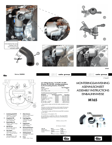 Calix M165 Assembly kit paigaldusjuhend | Manualzz