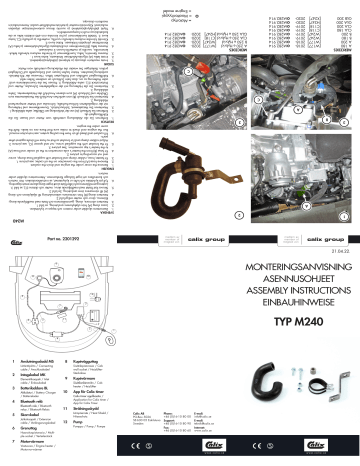 Calix M240 Assembly kit Installationsanleitung | Manualzz