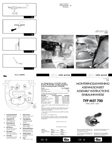 Calix RE700 Engine heater Installation Instructions | Manualzz