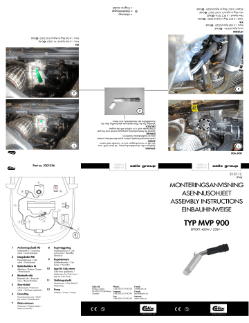 Calix RE900 Engine heater Installation Instructions | Manualzz