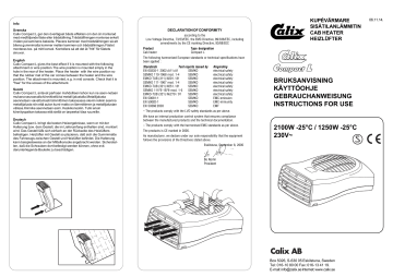 Calix CompactL Installation Instructions | Manualzz