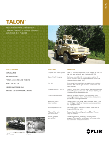 FLIR Talon® Datasheet | Manualzz
