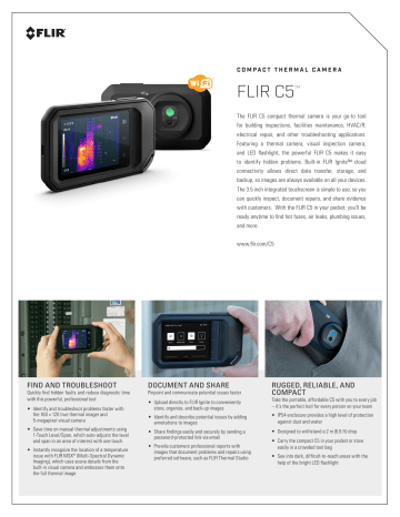 FLIR C5 Datasheet | Manualzz
