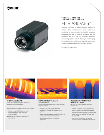 FLIR A65 Datasheet | Manualzz