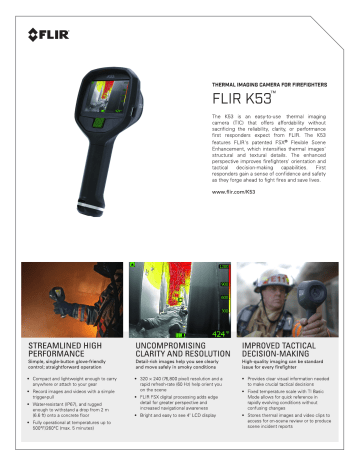 FLIR K53 Datasheet | Manualzz