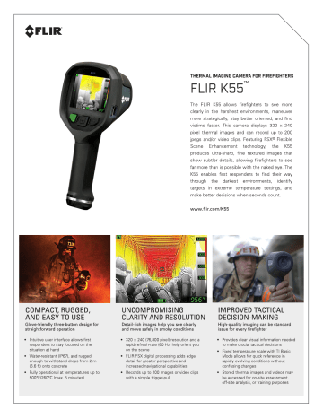 FLIR K55 Datasheet | Manualzz