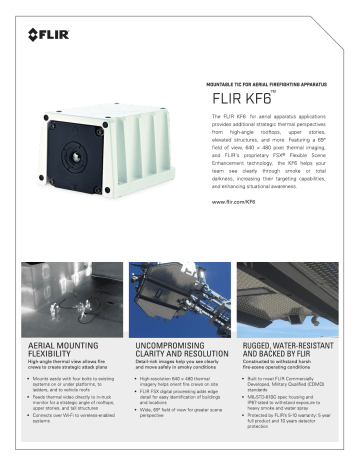 FLIR KF6 Datasheet | Manualzz