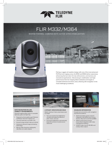 FLIR M364 Datasheet | Manualzz