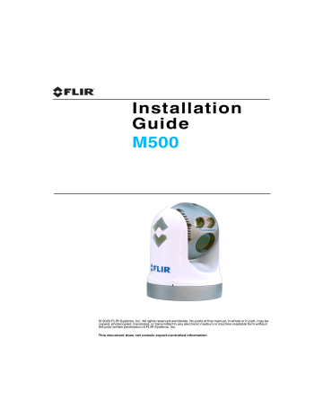 FLIR M500 Installation Guide | Manualzz