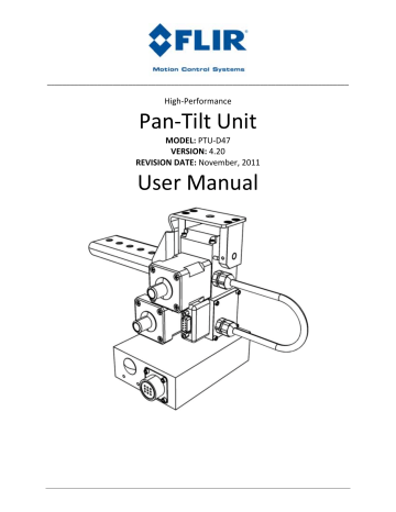 FLIR PTU-D47 User Manual | Manualzz