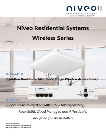 Niveo Professional NRS-AP10 Datasheet | Manualzz